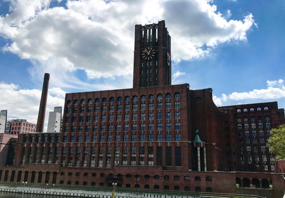 Such a cool building which you can just tell is stacked in history ...