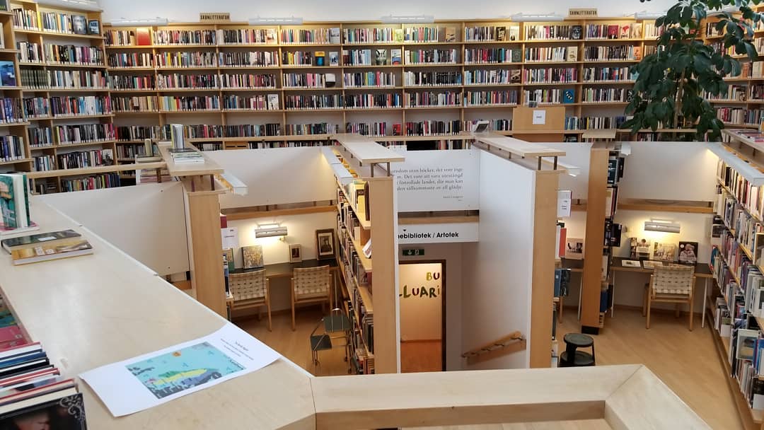 The library in the Nordic House in Reykjavik. This hidden gem was ...