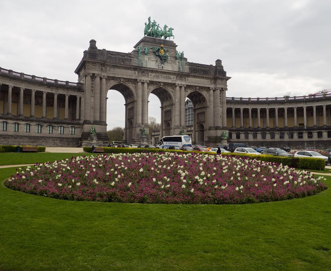 Most buildings of the U-shaped complex which dominate the park were ...