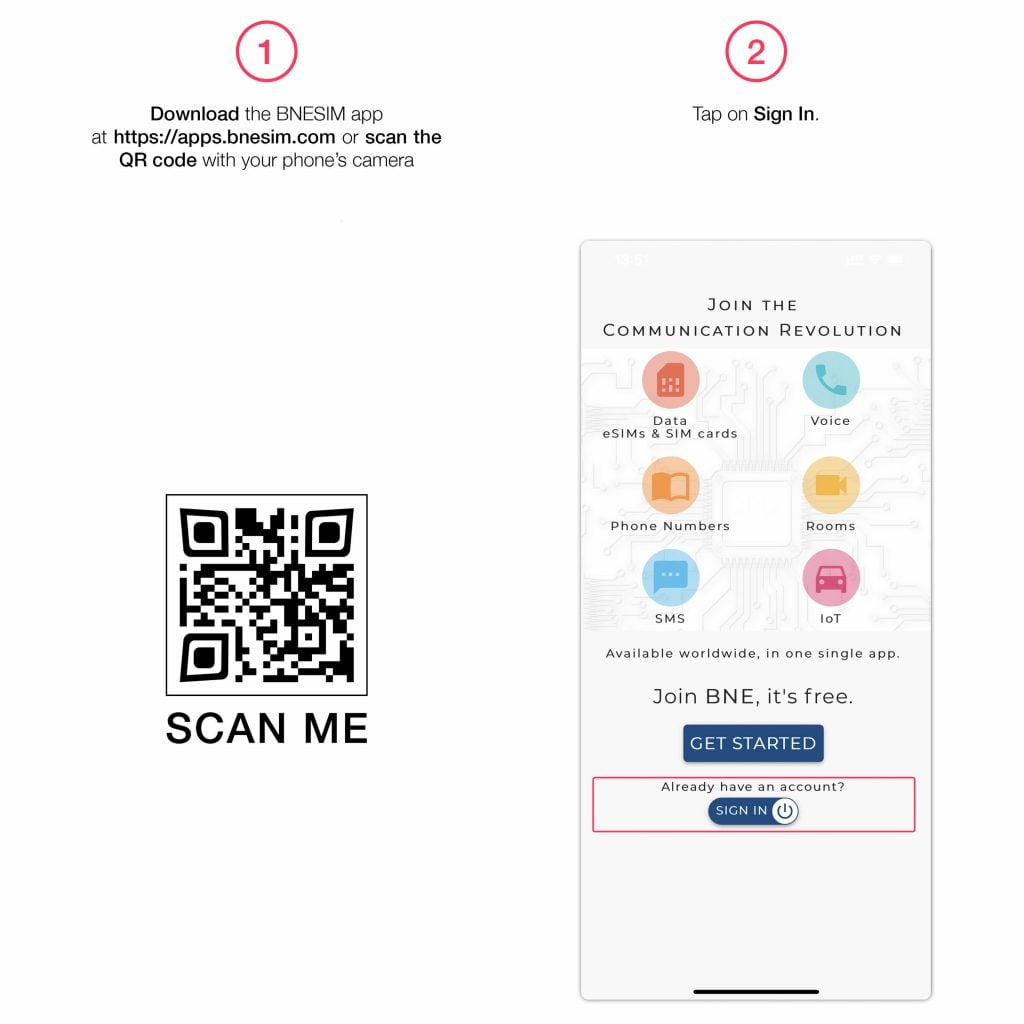 International SIM card - How to install BNESIM SIM card on iOS device