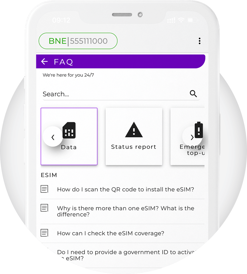 Manage your eSIM and SIM card with the BNESIM app - BNESIM