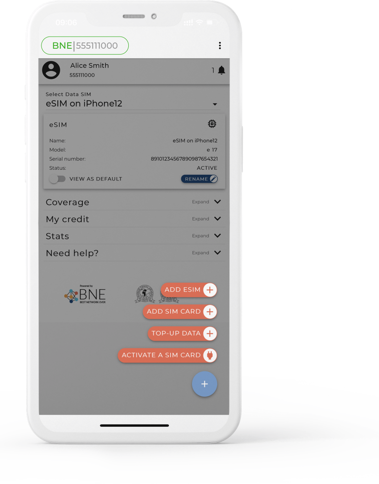 Manage your eSIM and SIM card with the BNESIM app - BNESIM