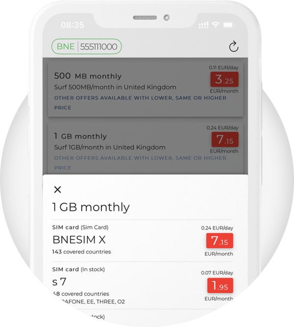 Manage your eSIM and SIM card with the BNESIM app - BNESIM