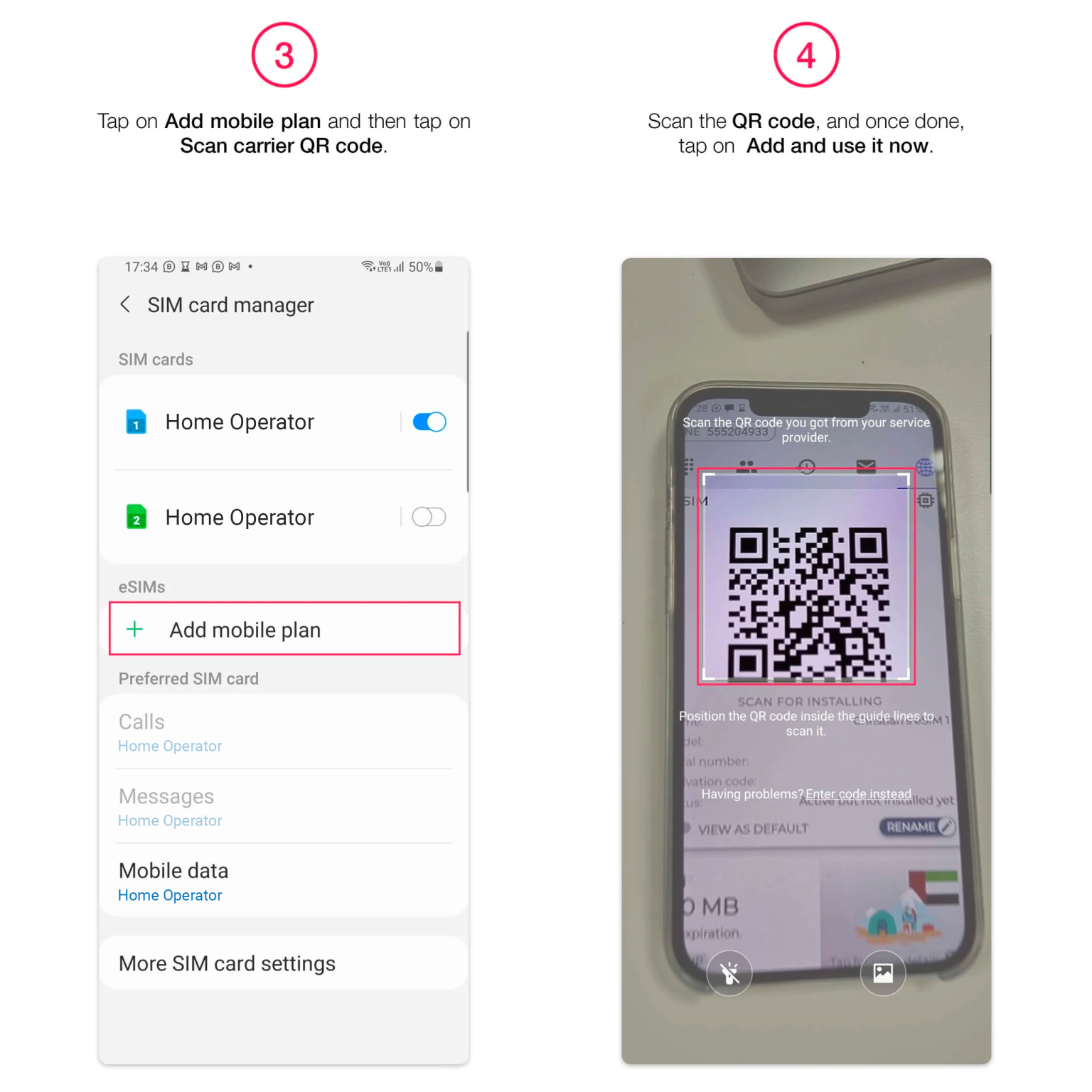 How to install BNE eSIM on your Android - BNESIM