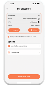 How to install BNE eSIM on your iPhone - BNESIM