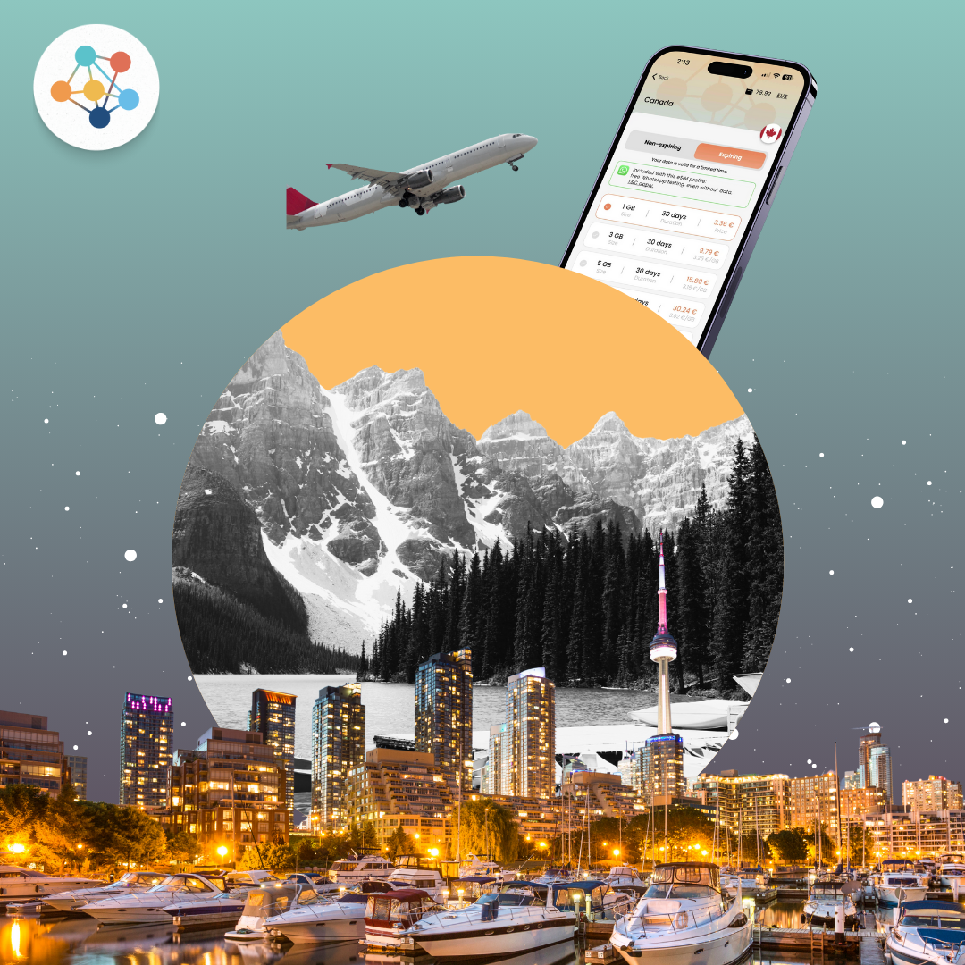 Best Prepaid eSIM for Canada 2025: Free WhatsApp Included